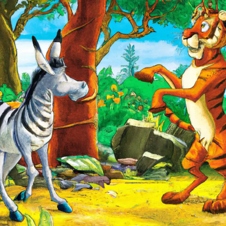 Never Argue with a Fool: Short Story about the Donkey and the Tiger ...