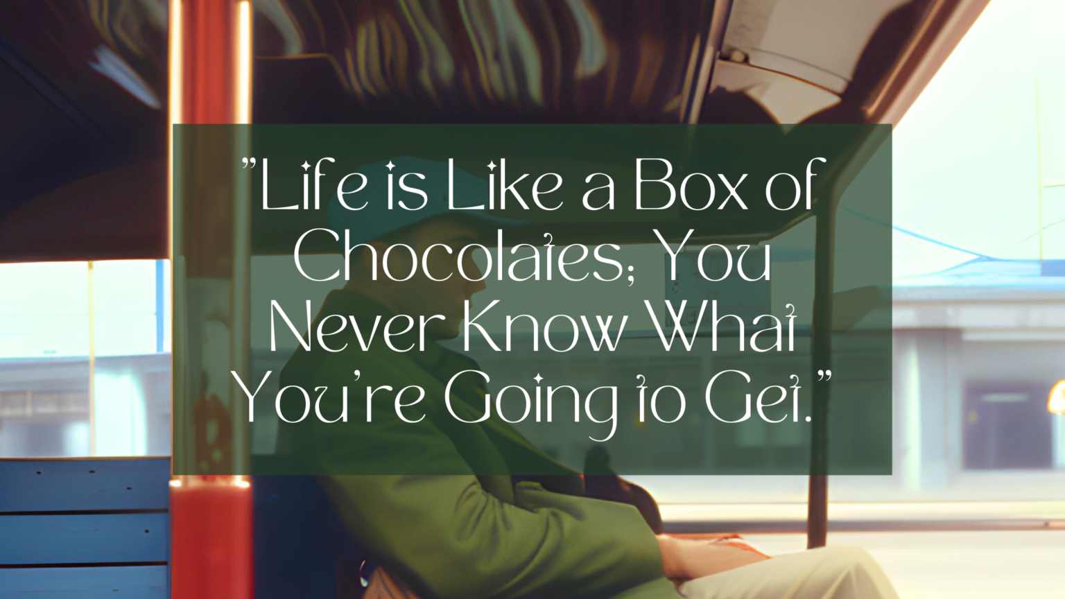 Life is Like a Box of Chocolates; You Never Know What You're Going to ...