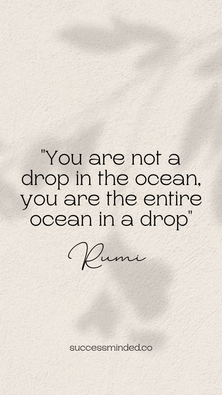The Profound Wisdom in Rumi's "You Are Not a Drop in the Ocean ...