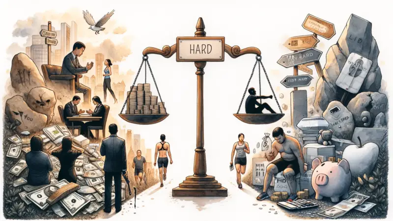 Choose your hard: Because life will never be easy – Success Minded