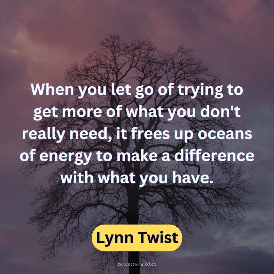 Top 25 Quotes By Lynn Twist – Success Minded